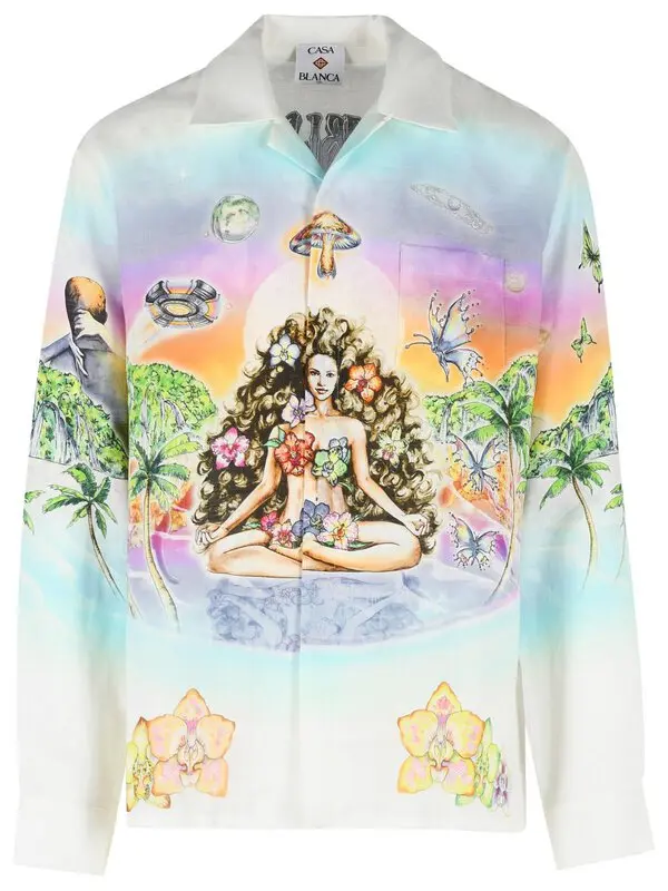 Casablanca Innocence' Linen Shirt