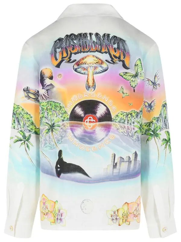 Casablanca Innocence' Linen Shirt