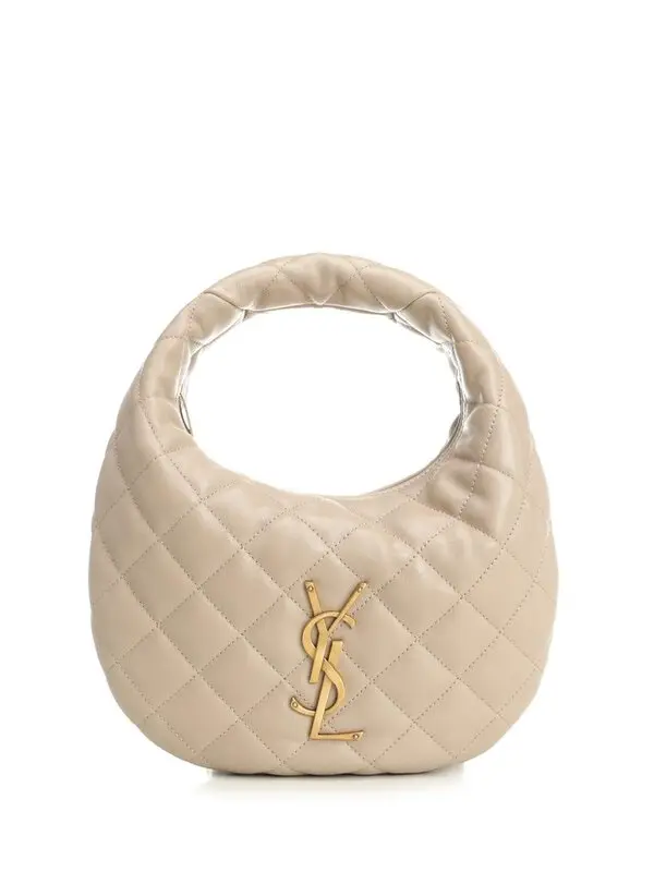 Saint Laurent Icare Hobo Bag - Cream