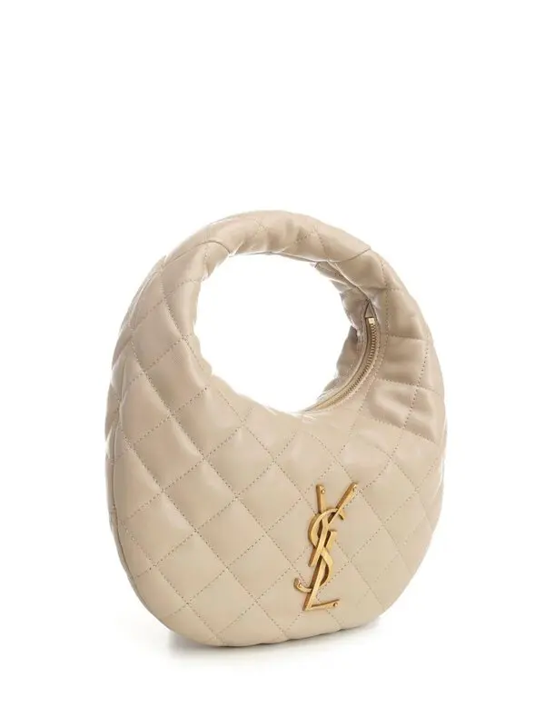 Saint Laurent Icare Hobo Bag - Cream