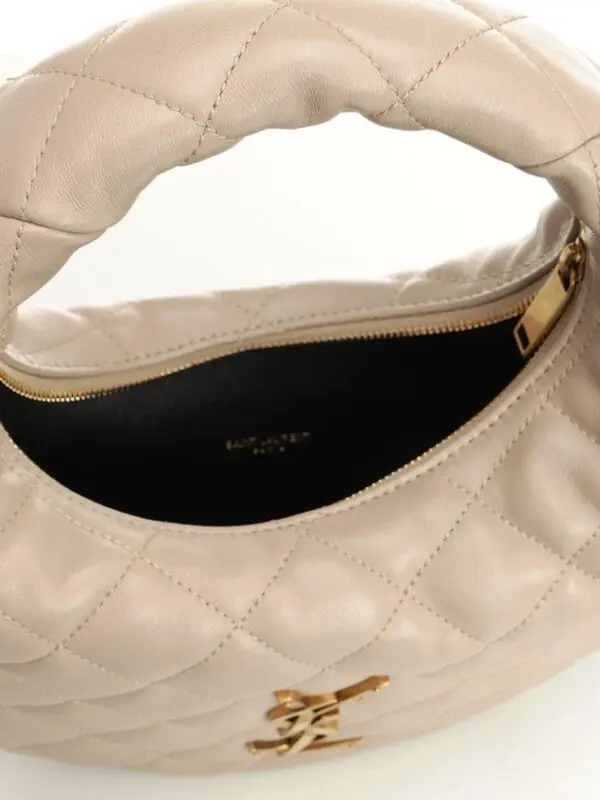 Saint Laurent Icare Hobo Bag - Cream