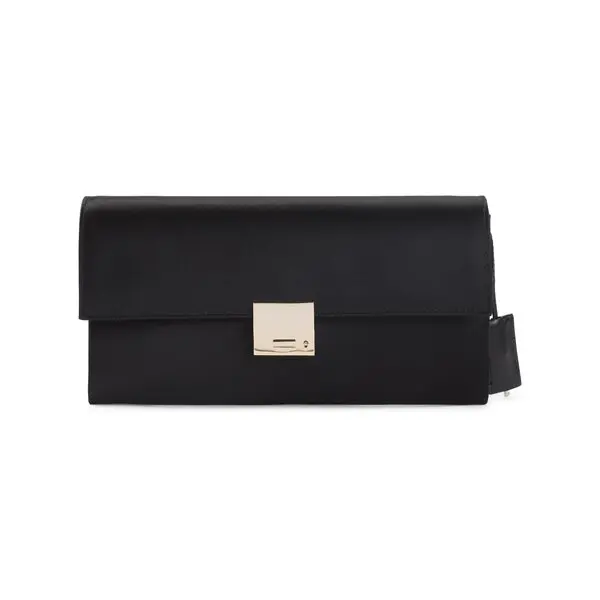 TOM FORD Satin Clutch - Black