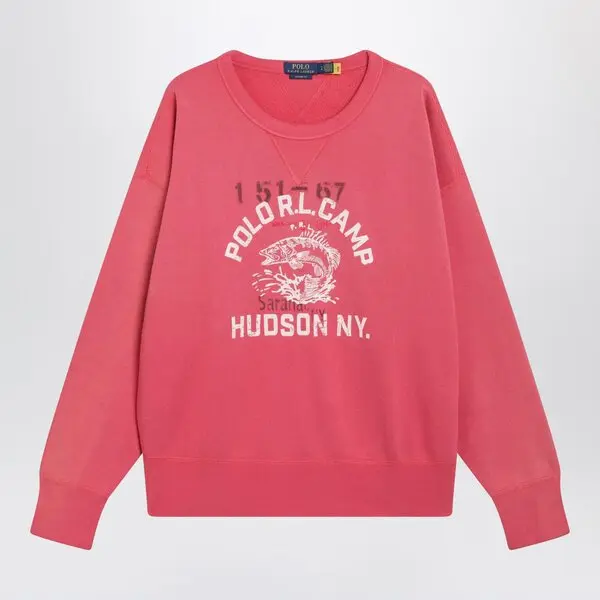 Polo Ralph Lauren Light Sweatshirt With Logo Print - Red