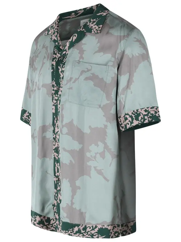 Dries Van Noten Carltone' Viscose Shirt - Green