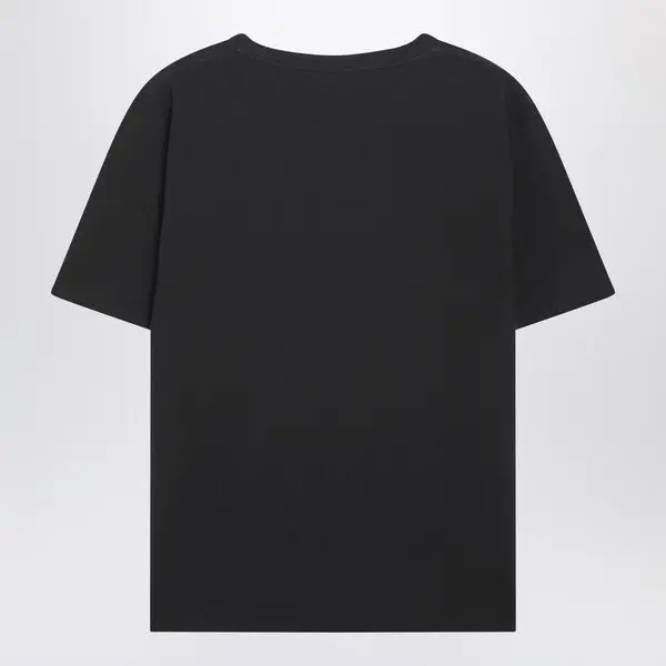 Chloé Logo And Flamingo Print T-shirt - Black