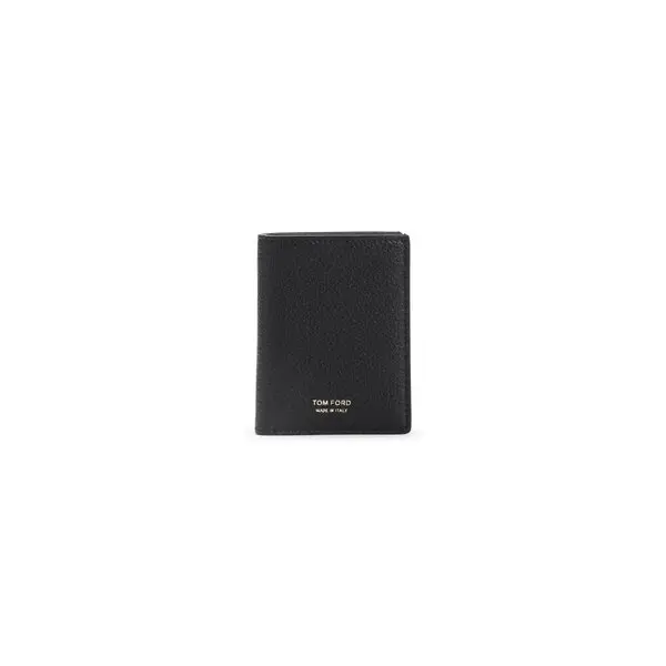 TOM FORD T Line Folding Card Holder - Black