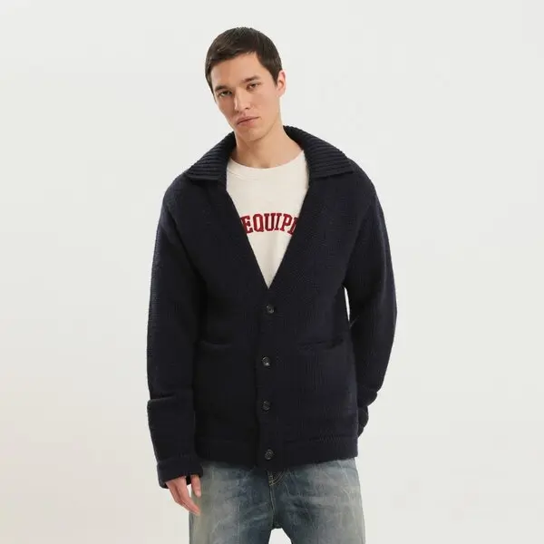 1989 STUDIO Wool Cardigan - Blue