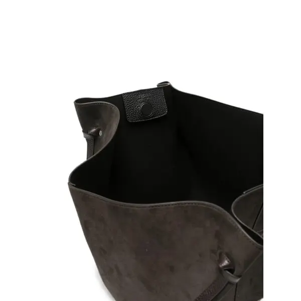 Yuzefi Suede Shoulder Bag - Brown