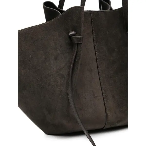 Yuzefi Suede Shoulder Bag - Brown