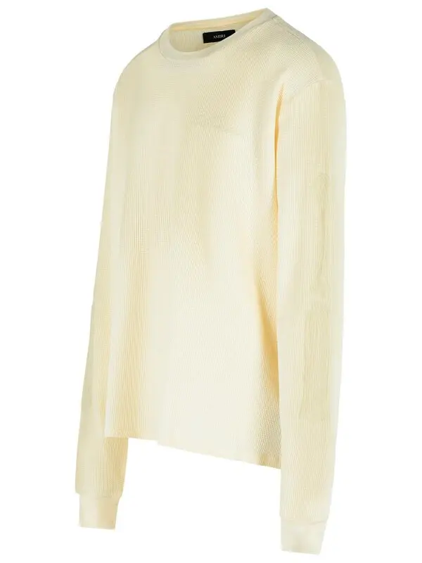 Amiri Ivory Cotton T-shirt