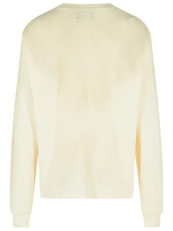 Amiri Ivory Cotton T-shirt
