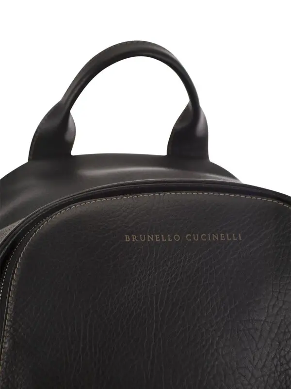 Brunello Cucinelli Grained Calfskin Backpack