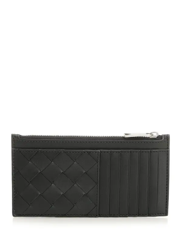 Bottega Veneta Long Braided Card Holder With Zip