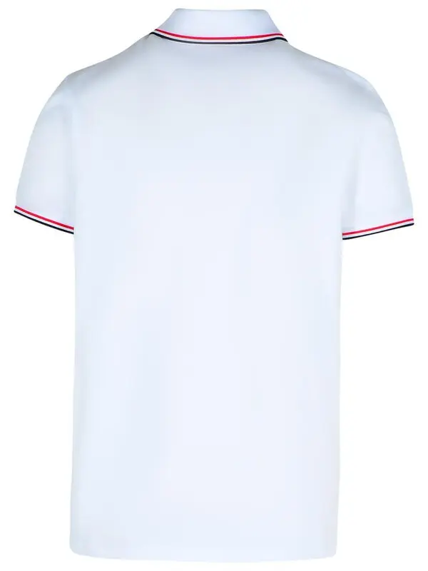 Moncler Cotton Polo Shirt - White