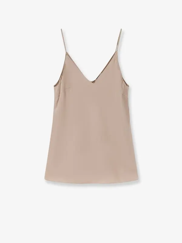 Brunello Cucinelli Stretch Silk Top
