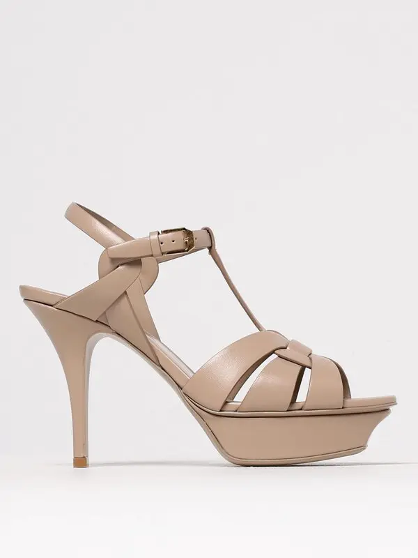 Saint Laurent Tribute Leather Sandals