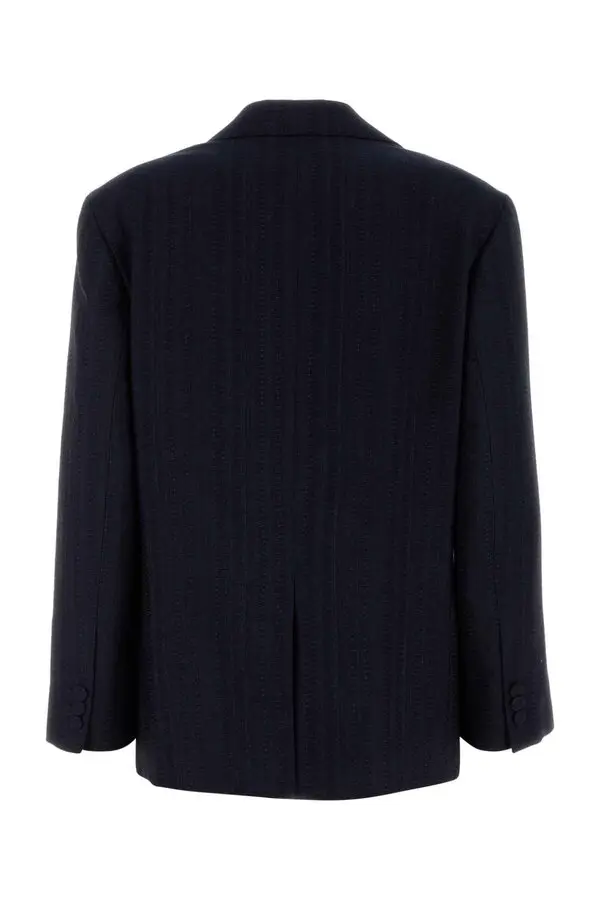 Dries Van Noten Embroidered Wool Blend Birdys Blazer