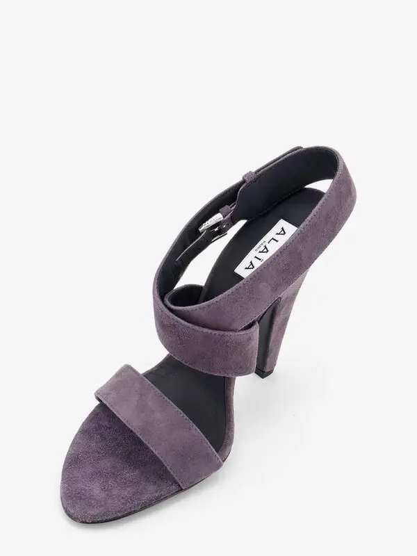 Alaïa Suede Heeled Sandals
