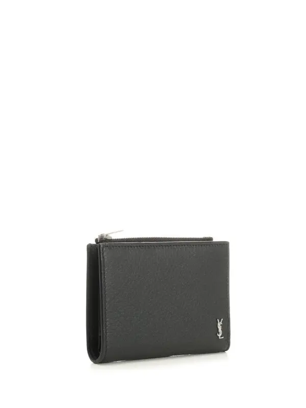 Saint Laurent Tiny Cassandre Bi-fold Wallet