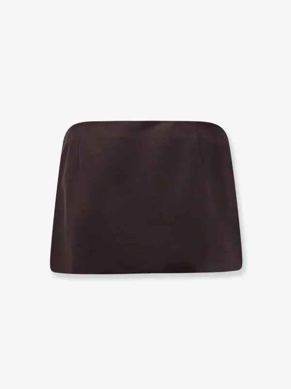 Miu Miu Mohair And Virgin Wool Mini Skirt - Multicolor