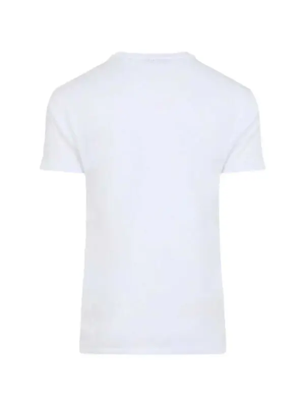 TOM FORD Crew-neck, Short-sleeved T-shirt - White