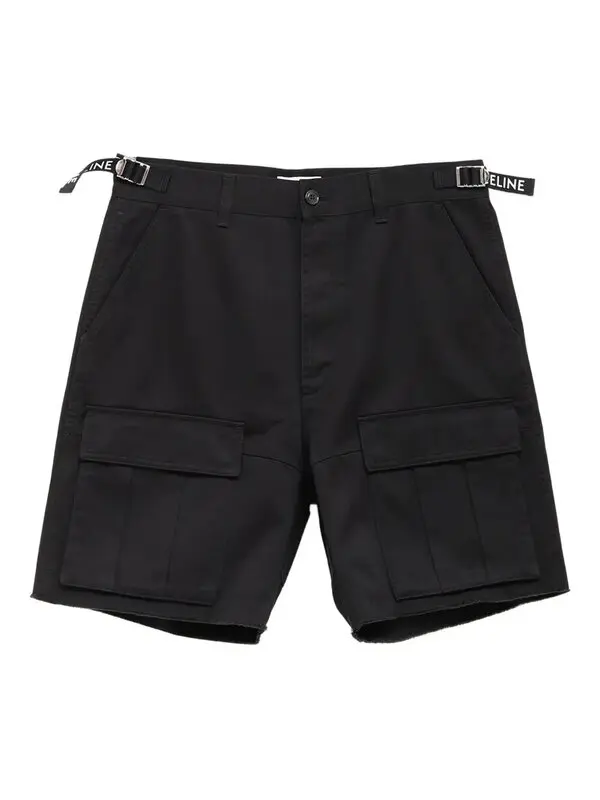 Celine Cargo Cotton Bermuda Shorts