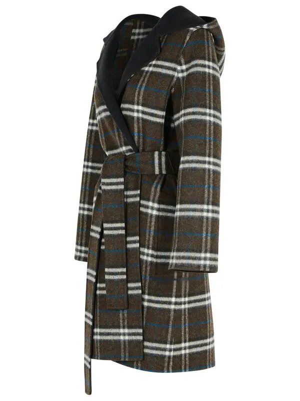 Burberry Hampshire Reversible Wool Coat - Black