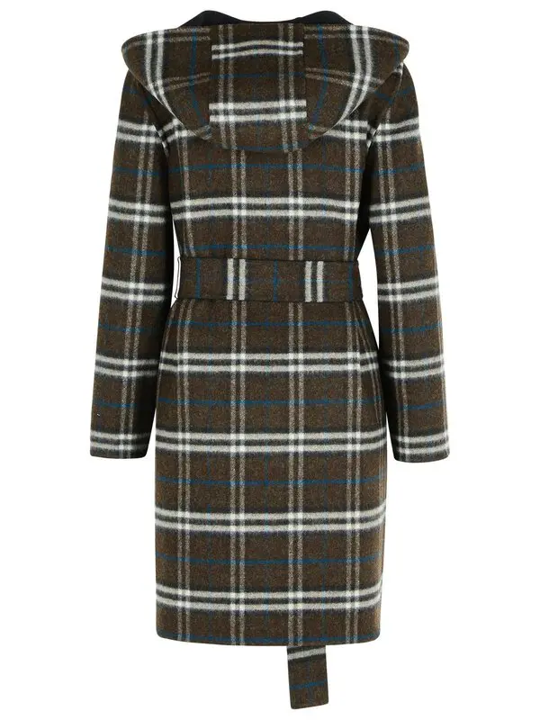 Burberry Hampshire Reversible Wool Coat - Black