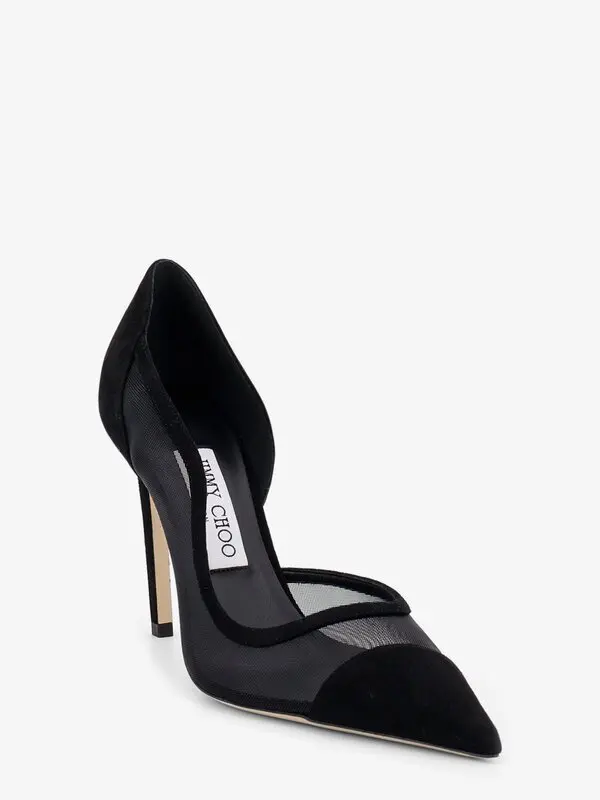 JIMMY CHOO Brigitte 100 Suede Decollete