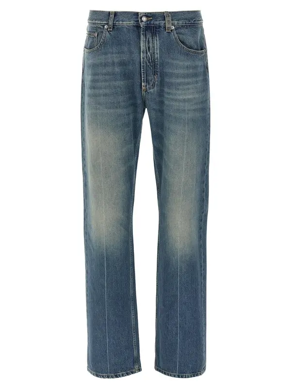 Alexander McQueen Skull' Jeans - Blue