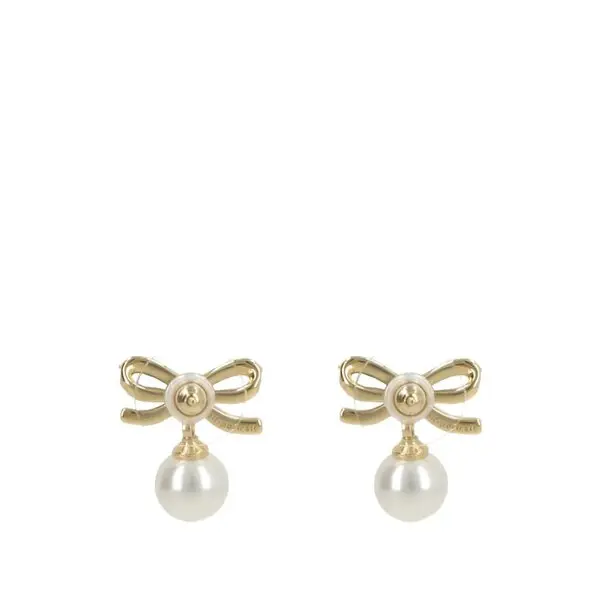 SELF-PORTRAIT Crystal Bow Earrings