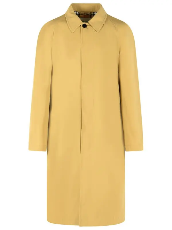Burberry Hamper' Long Cotton Raincoat