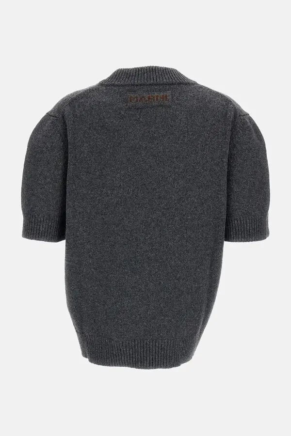 Marni Cashmere V-neck Knit T-shirt