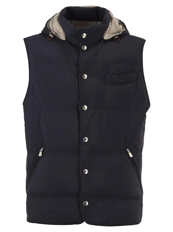 Brunello Cucinelli Padded Hooded Gilet