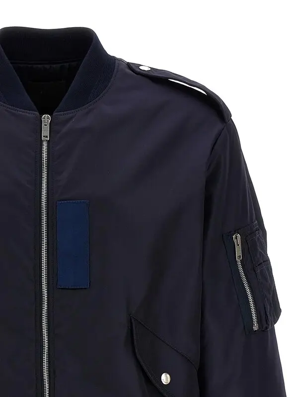 Givenchy Marine Bomber Jacket - Blue