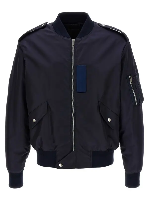 Givenchy Polyamide Bomber Jacket - Blue