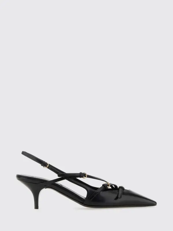 Miu Miu Calfskin Slingbacks - Black