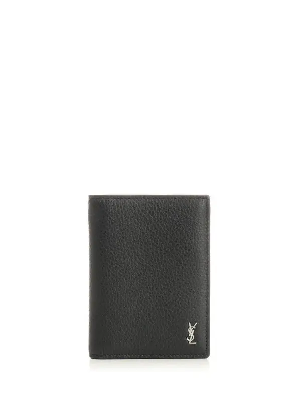 Saint Laurent Vertical Card Holder - Black