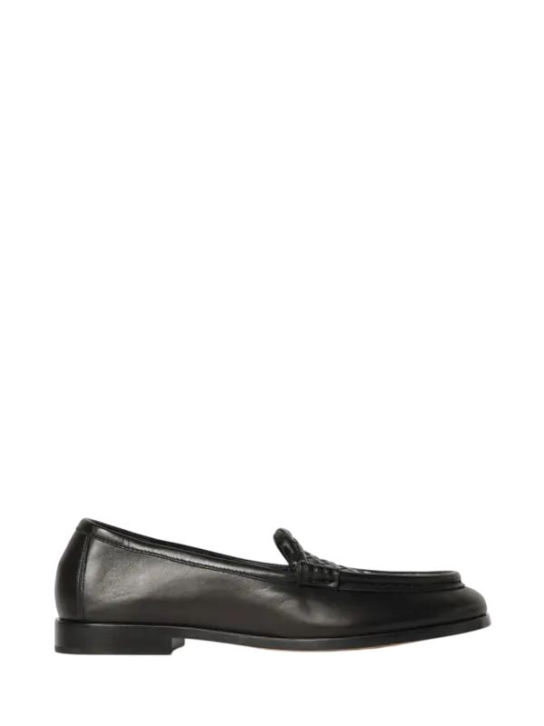 Bottega Veneta Leather Loafers - Black
