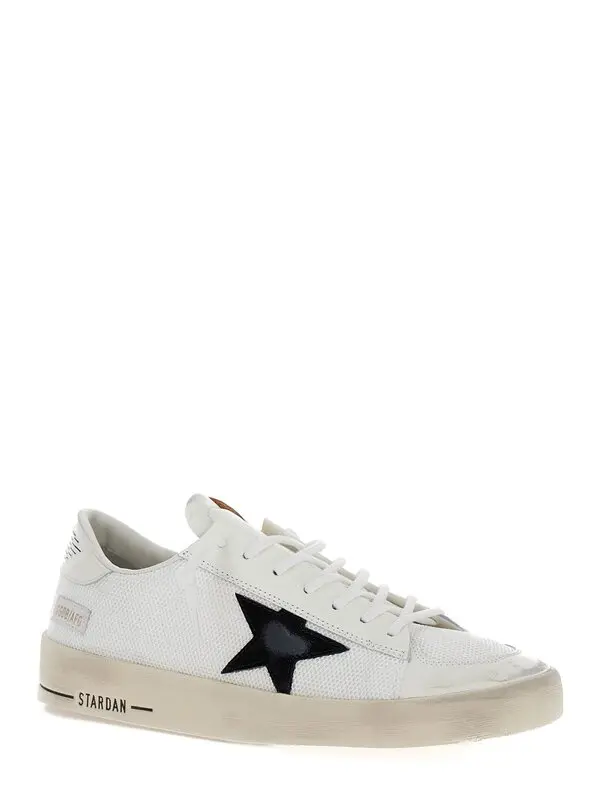 GOLDEN GOOSE Stardan Low Sneakers With Star Patch - Multicolor