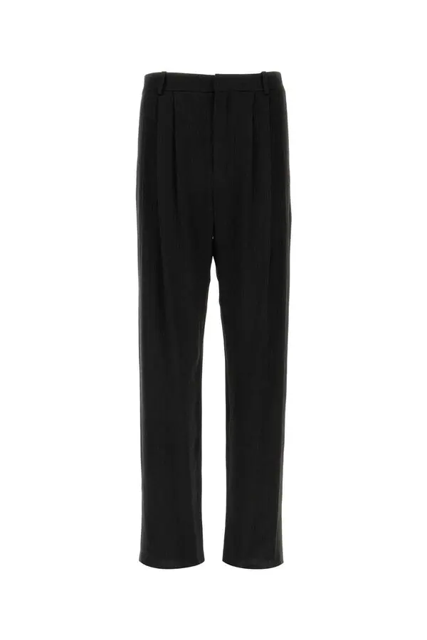 Saint Laurent Crepe Wide-leg Pant