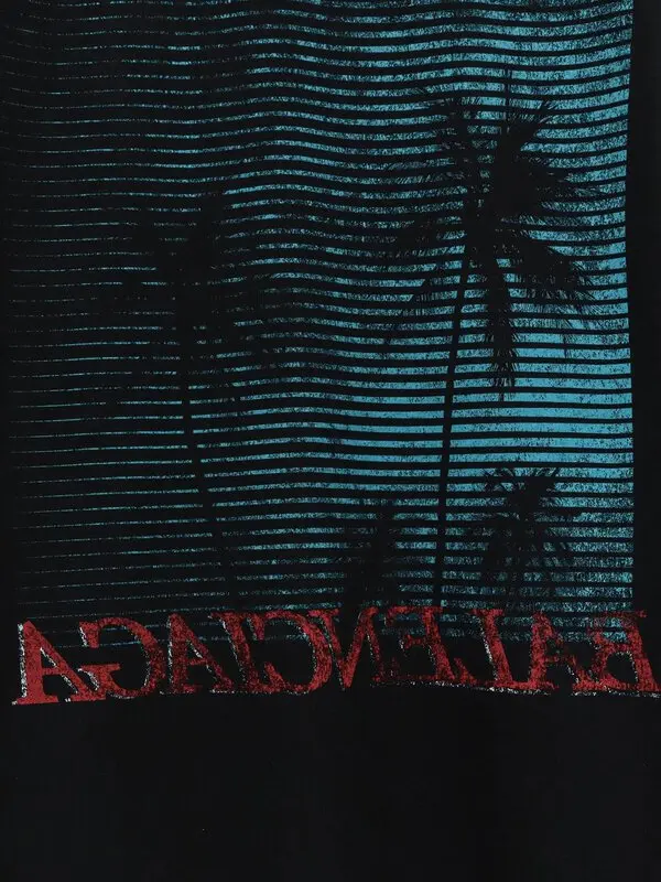 Balenciaga Cotton T-shirt With Front Print