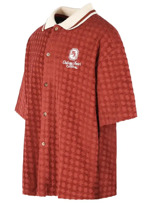 Amiri Brick Cotton Shirt