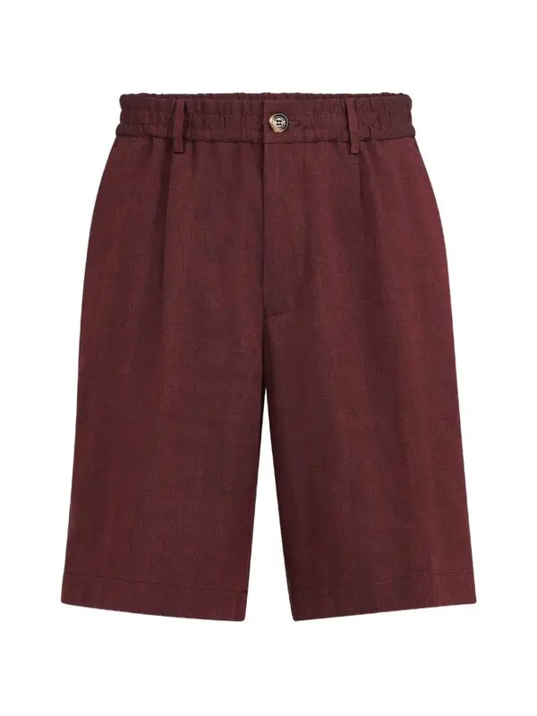 Brunello Cucinelli Linen Bermuda Shorts