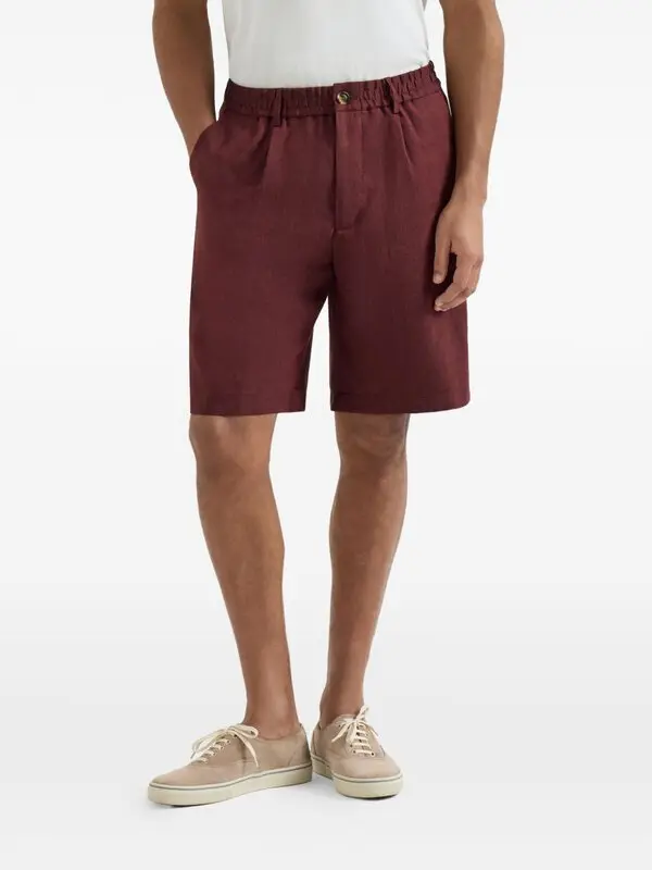 Brunello Cucinelli Linen Bermuda Shorts
