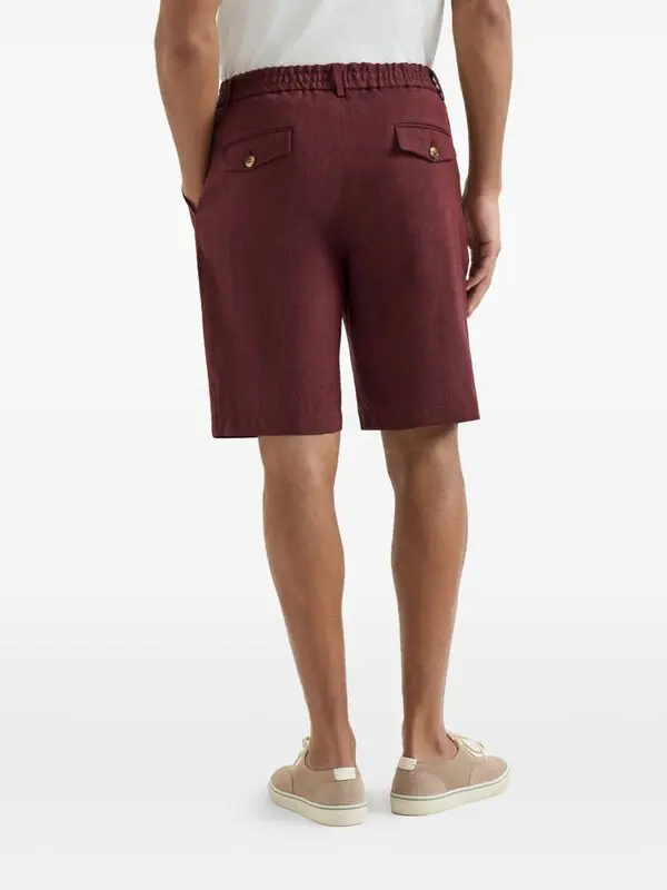 Brunello Cucinelli Linen Bermuda Shorts