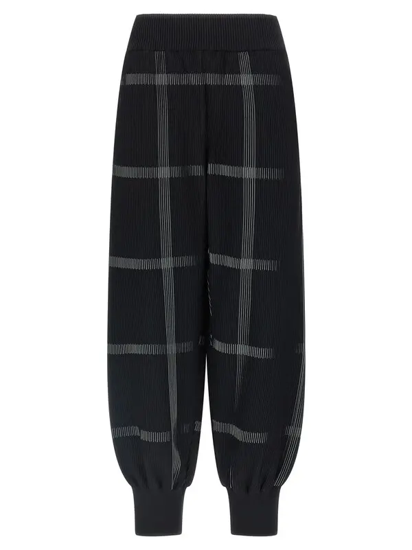 Issey Miyake Crossing Knit' Pants - Black