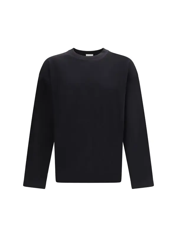Dries Van Noten Crewneck Long Sleeve T-shirt - Black