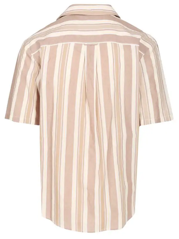 Saint Laurent Striped Cotton Shirt