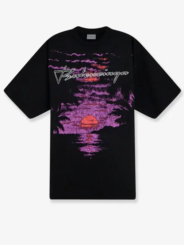 Balenciaga Dream Cotton T-shirt - Black